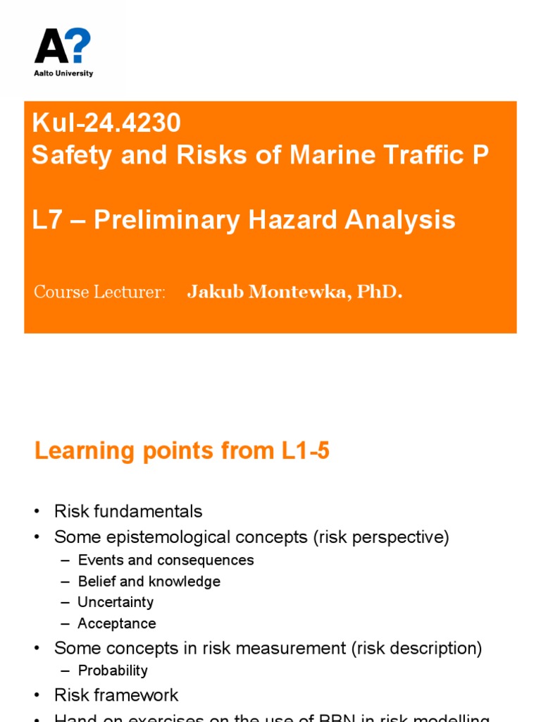 Preliminary Hazard Analysis | PDF | Hazards | Risk