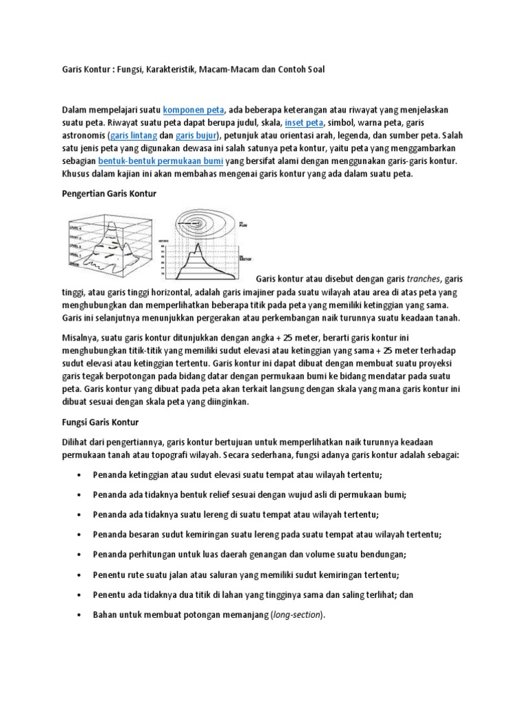 Garis Kontur | PDF | Metode & Bahan Ajar