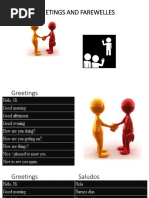 Saludos Despedidas y Presentaciones | PDF