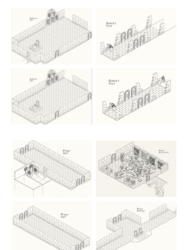 Castle Ravenloft Map - Second floor