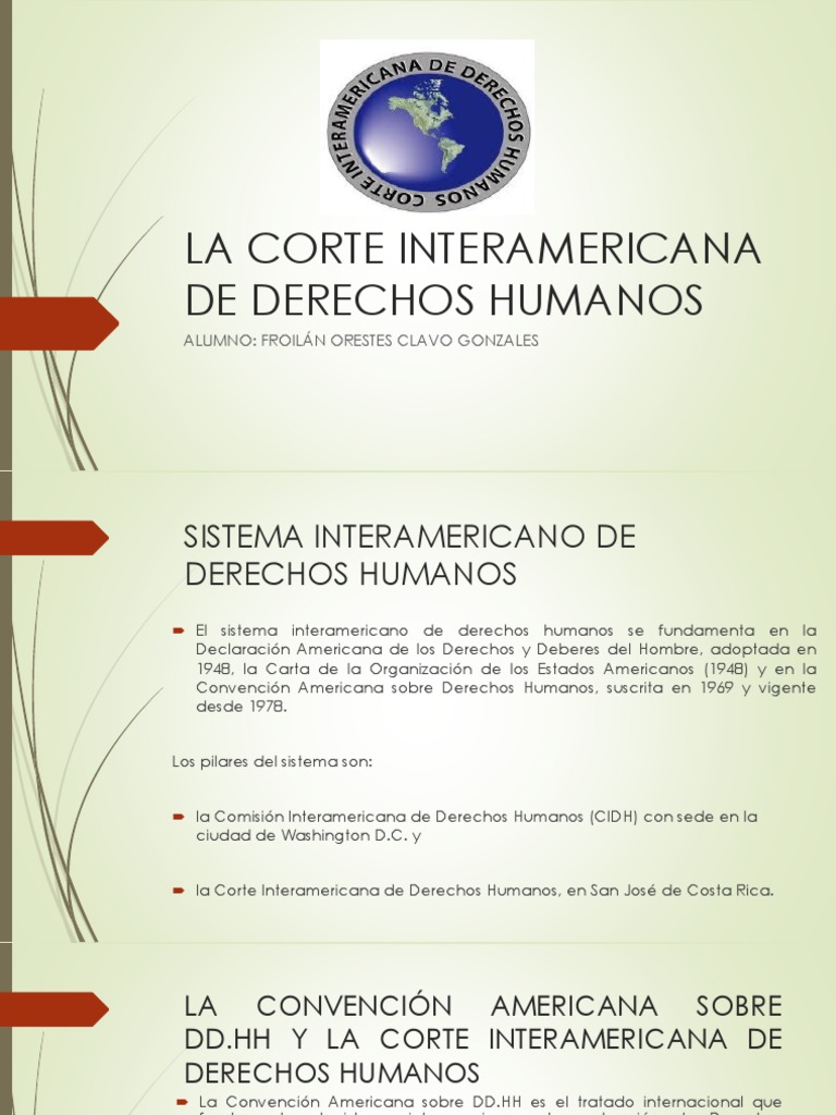 La Corte Interamericana de Derechos Humanos | Política | Justicia
