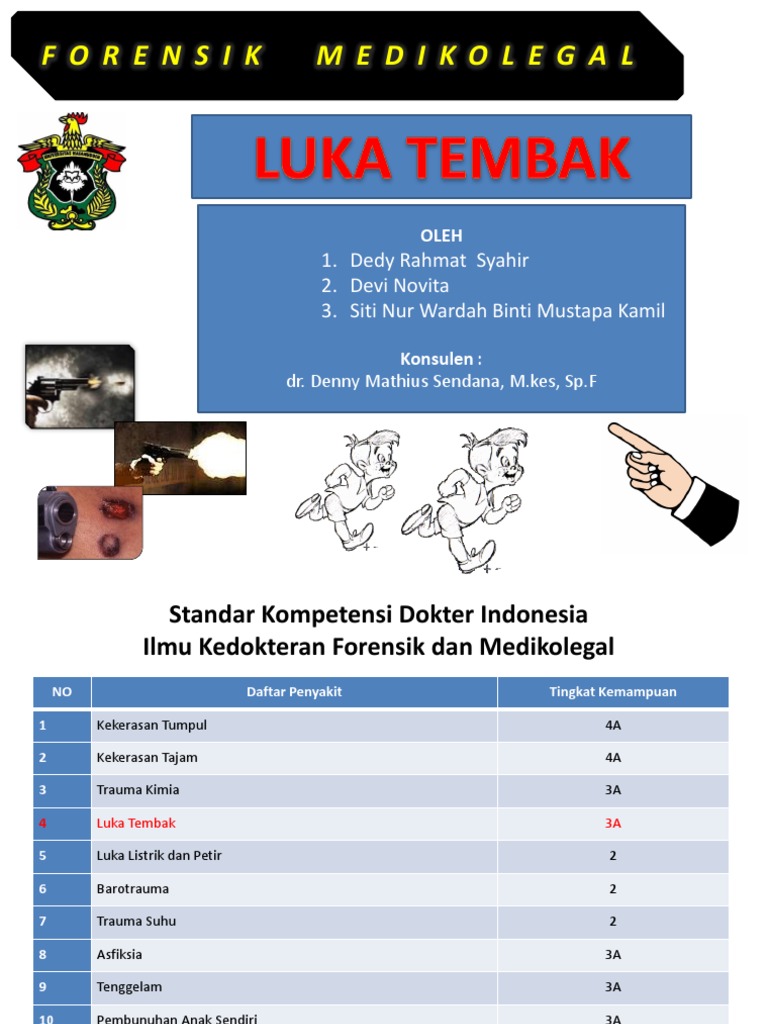 Analisis Luka Tembak Forensik | PDF