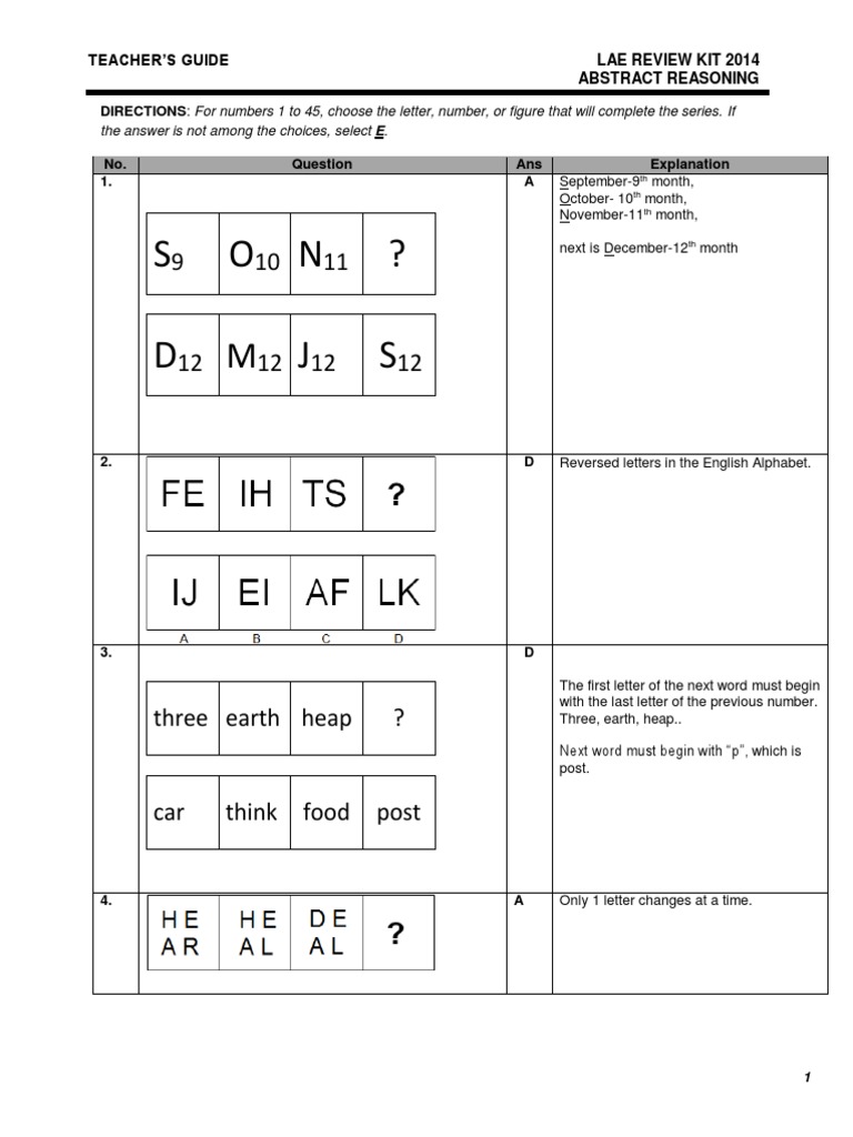 Abstract Reasoning | PDF | Shape | Triangle