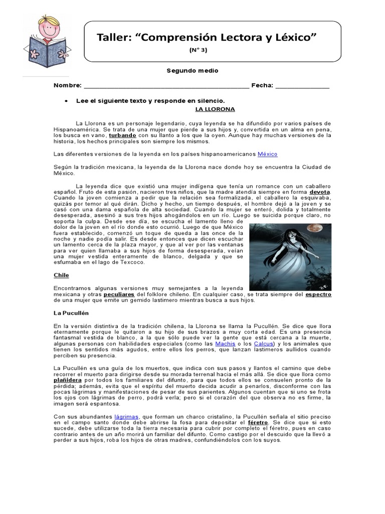 Guía N°3 (La Llorona) | PDF