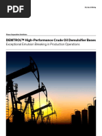 Demulsifier Bottle Test Procedure | PDF | Emulsion | Petroleum