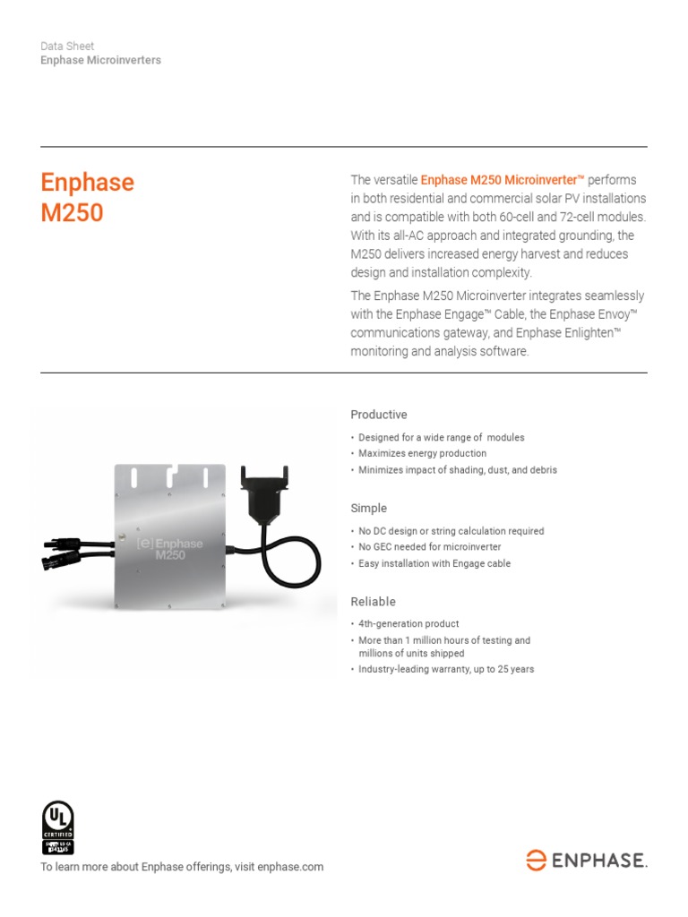 M250 DS en US Ficha Tecnica | PDF | Equipment | Electronics