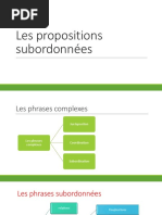 Exercices sur les propositions subordonnées | PDF | Clause | Linguistique