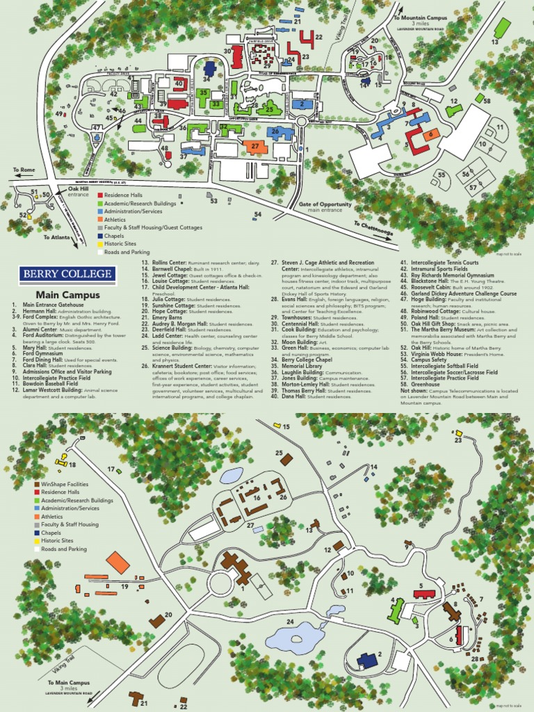 Berrycampusmap | PDF | Academia | Further Education