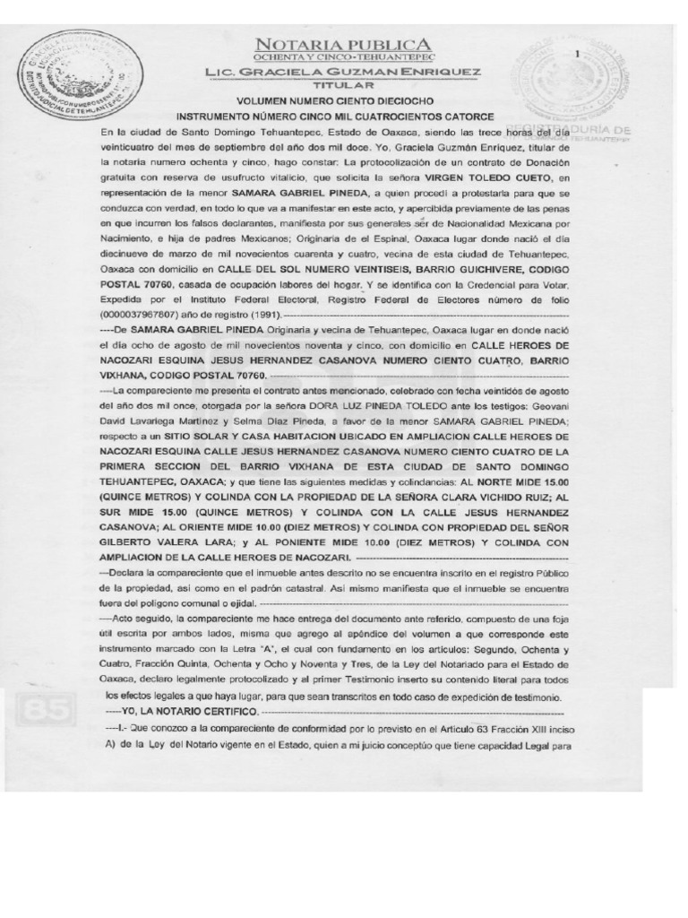 Titulo de Propiedad | PDF