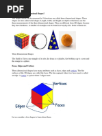 Geometry Cheat Sheet 3d Shape Formulas | PDF | Area | Volume