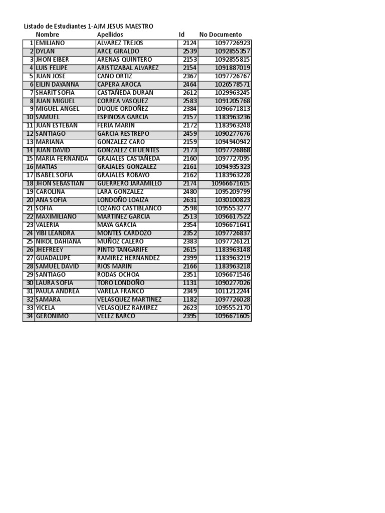 Listado | PDF | Deportes