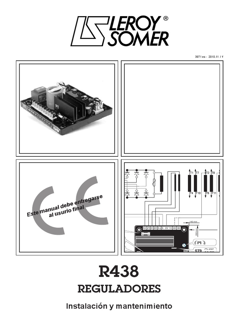 Avr R438 | PDF | Courant électrique | Inducteur