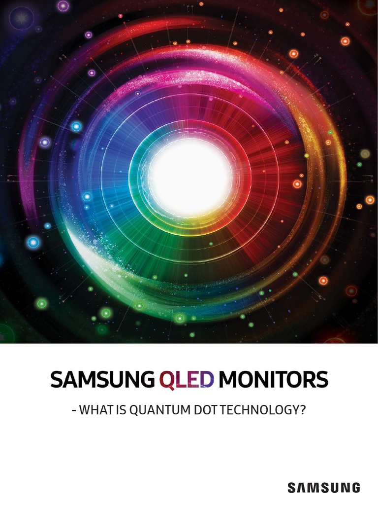 QLED Monitors | PDF | Light Emitting Diode | Computer Monitor