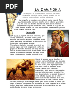 Notas Musicales de la Zampoña | PDF | Sonido
