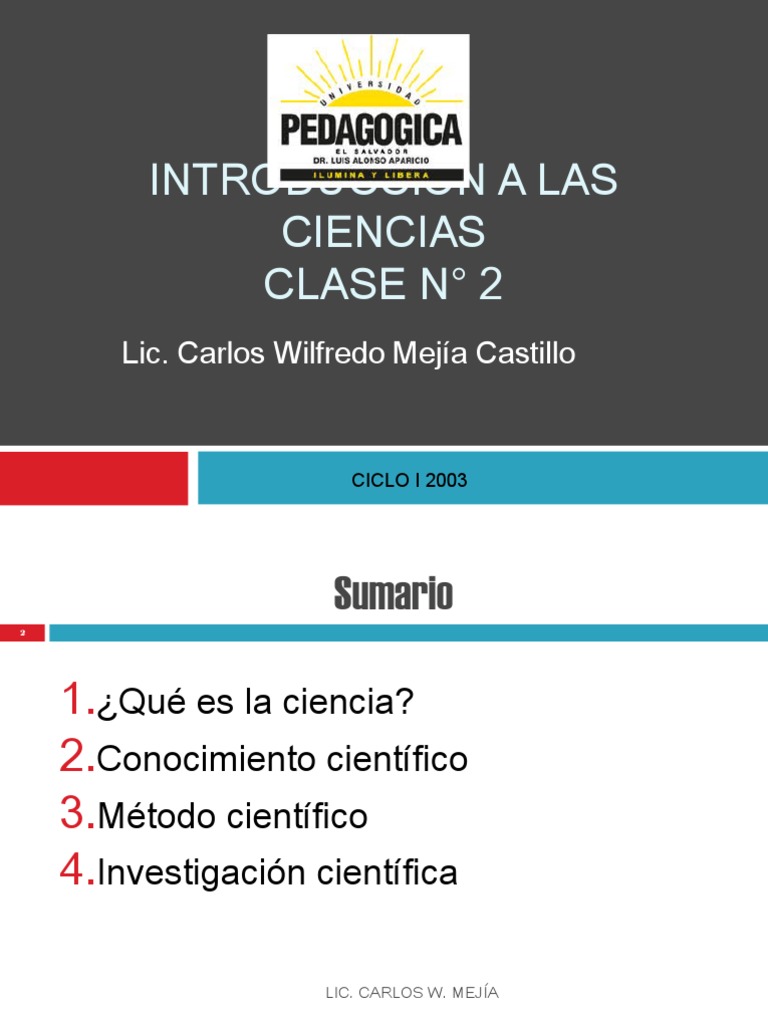 Introduccion A La Ciencias Naturales | PDF | Método científico | Science