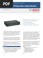 Plena Voice Alarm Controller LBB1990/00 | PDF | Microphone | Amplifier