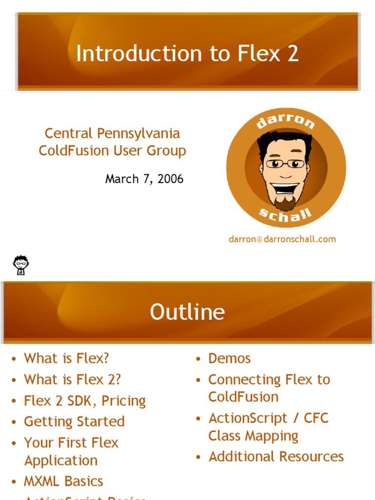 Introduction To Flex 2: Central Pennsylvania Coldfusion User Group | PDF | Apache Flex | Action ...