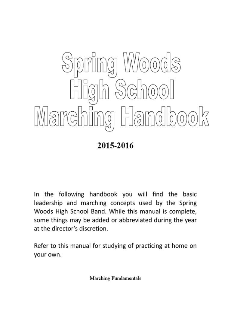 Marching Fundamentals Pdf Foot Vertebral Column