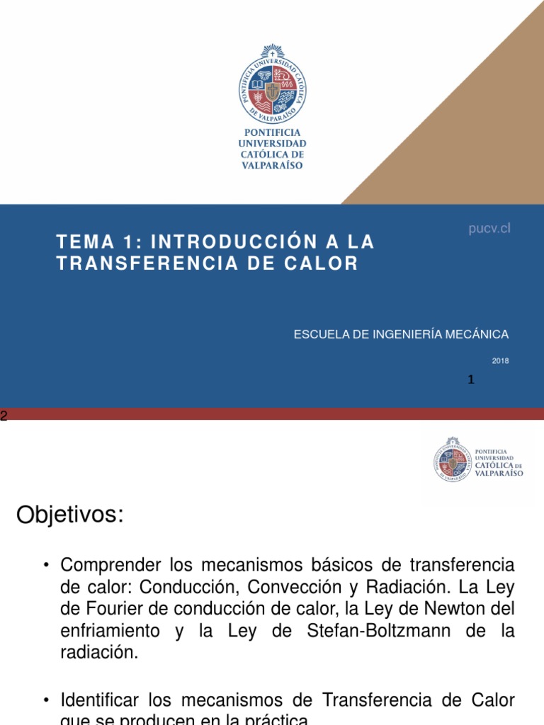 Tema 1 Introducción A Transferencia de Calor | PDF | Conduccion termica ...
