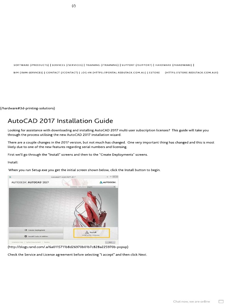 AutoCAD 2017 Installation Guide | PDF