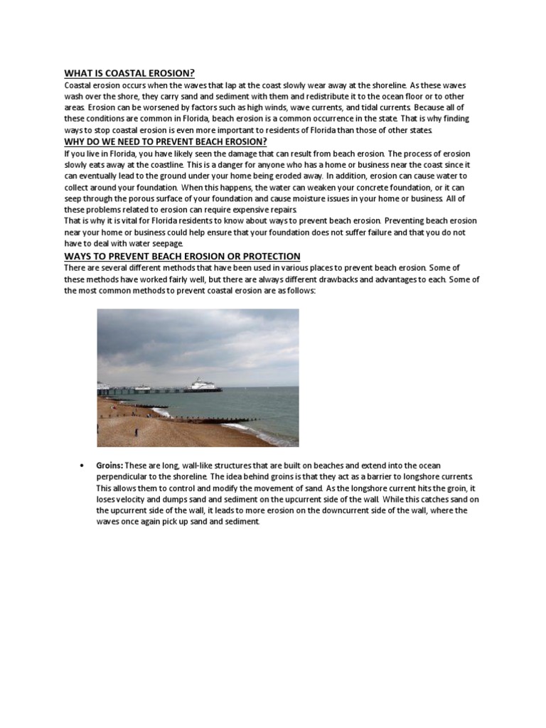 What Is Coastal Erosion?: Why Do We Need To Prevent Beach Erosion ...