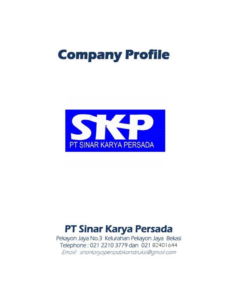 Company Profile SKP Juli 2017 | PDF | Bisnis