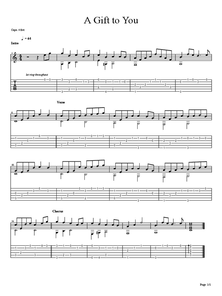 A Gift To You | PDF | Irish Musical Instruments | Necked Lutes