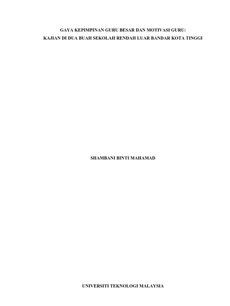 Shambani Binti Mahamad - TP PDF | PDF