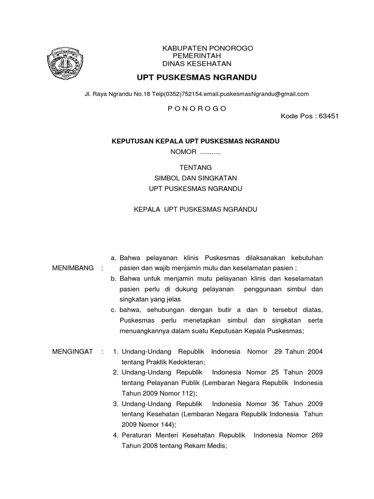 SK Simbol Dan Singkatan | PDF