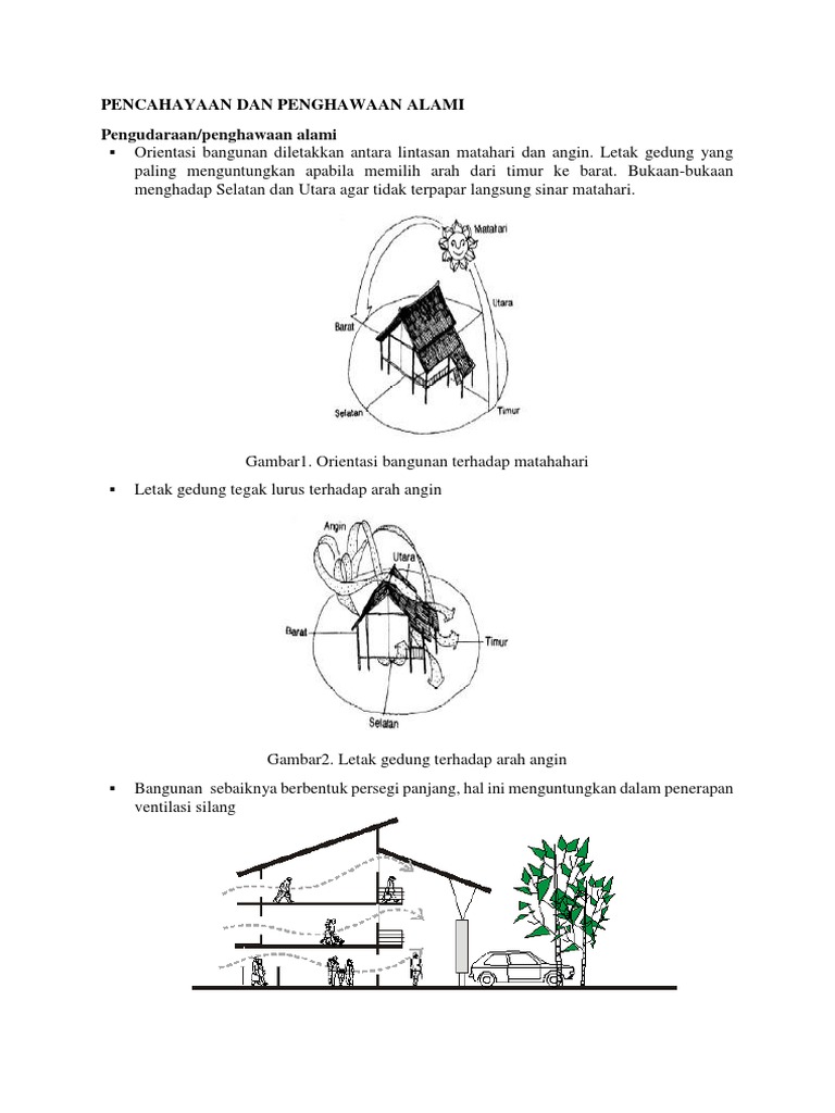 Pencahayaan Dan Penghawaan Alami | PDF