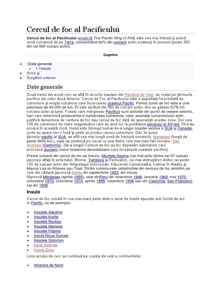 Cercul de Foc Al Pacificului | PDF