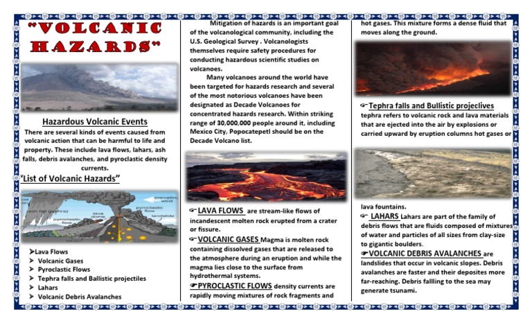 Brochure 1 | PDF | Volcano | Lava