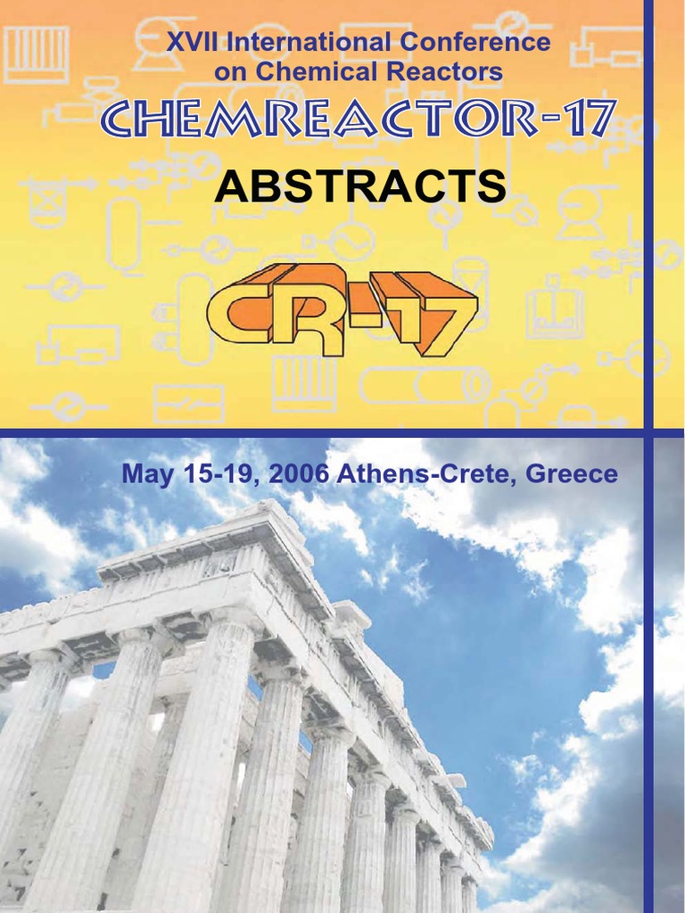 008 2006 Abstracts Chemreactor 17 Greece | PDF | Catalysis | Chemical ...