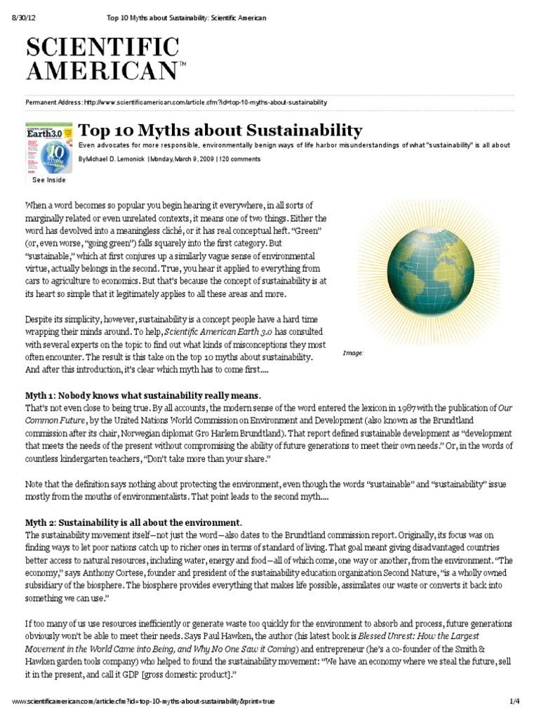 2012 Lemonick PDF | PDF | Nuclear Power | Sustainability