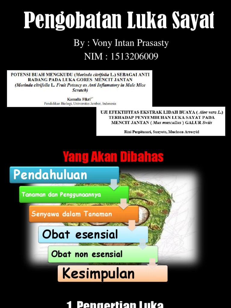 Pengobatan Luka Sayat | PDF