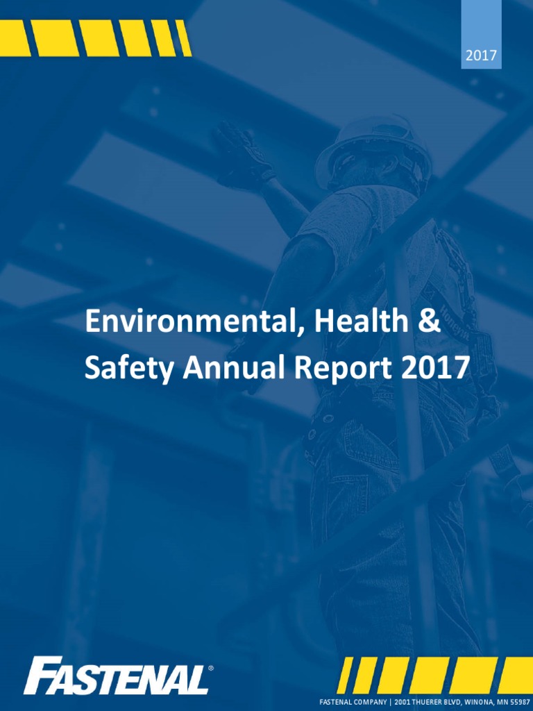 Annual EHS Report 2017 | PDF | Occupational Safety And Health | Safety