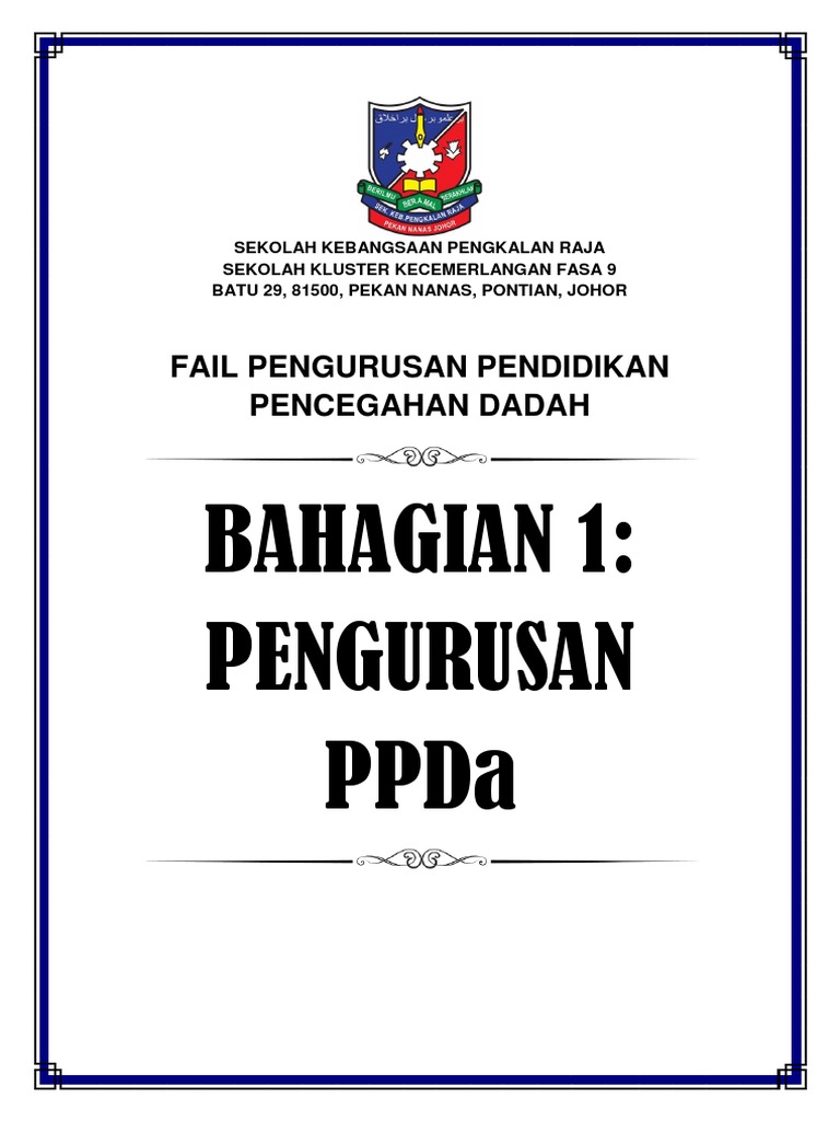 Kulit Fail Ppda | PDF