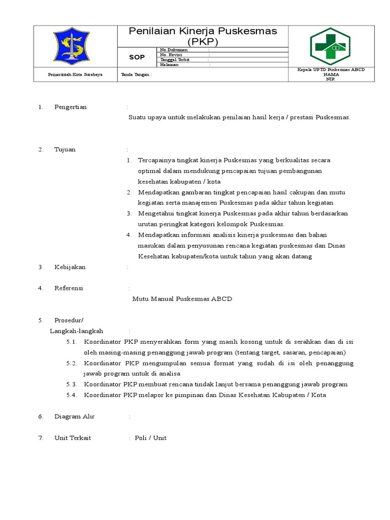 Sop PKP | PDF