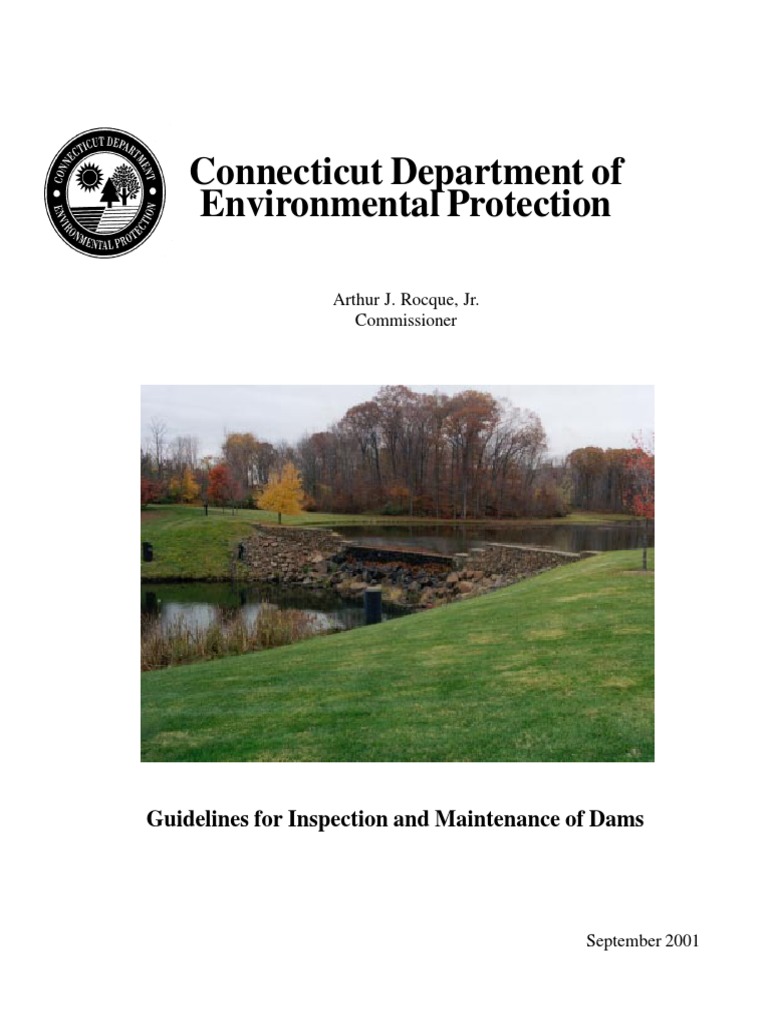 Guidelines For Inspection and Maintenance of Dams PDF | PDF | Spillway ...