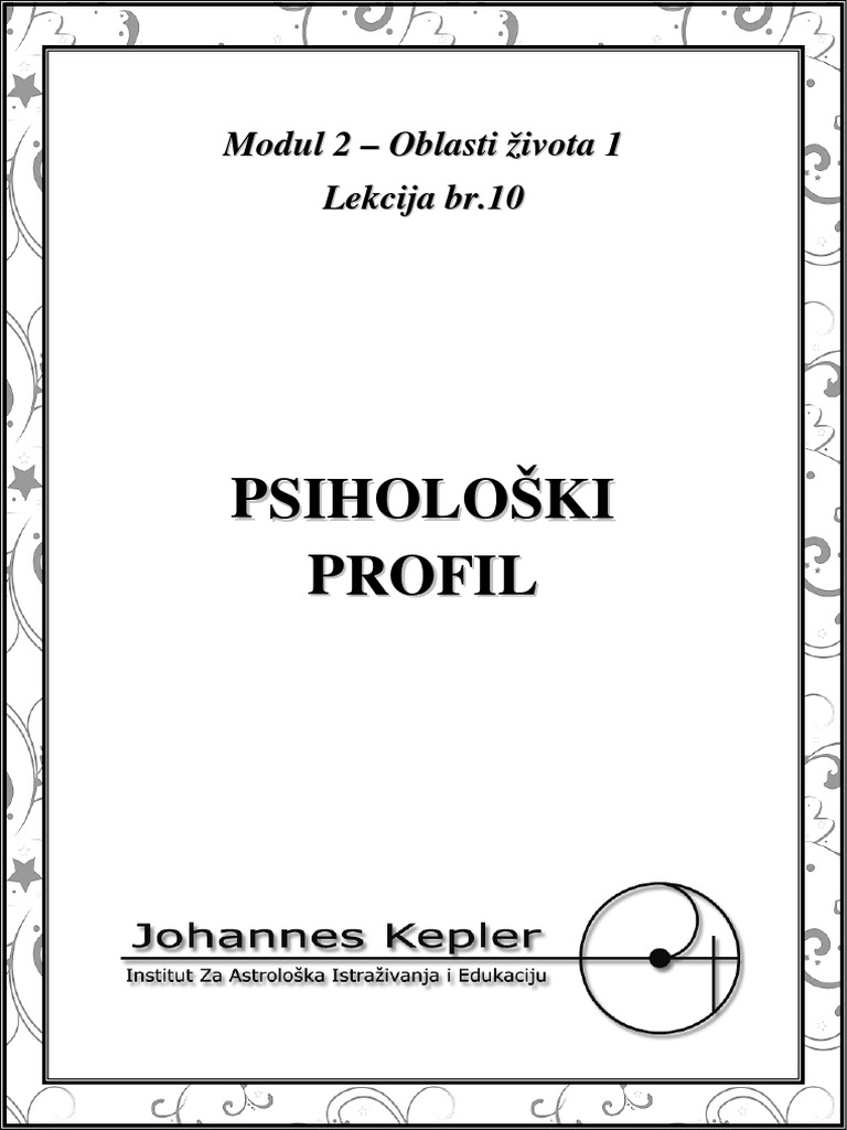 TA 1-10-B Psiholoski Profil | PDF