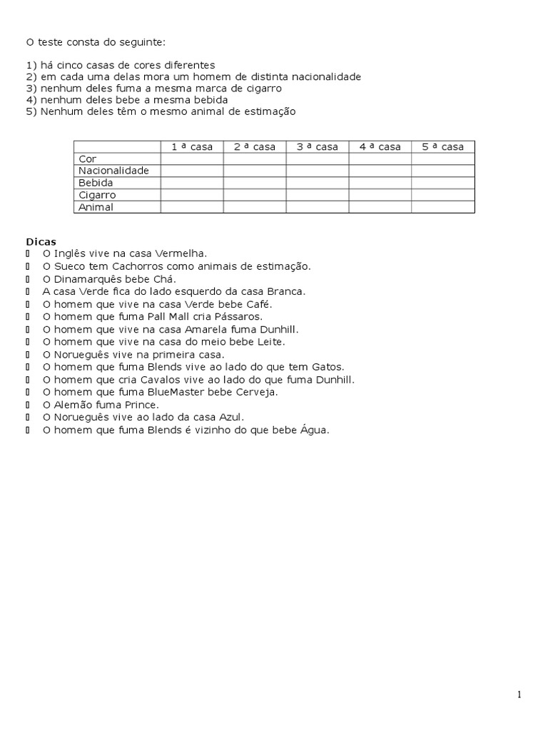 Teste Qi Einstein | PDF