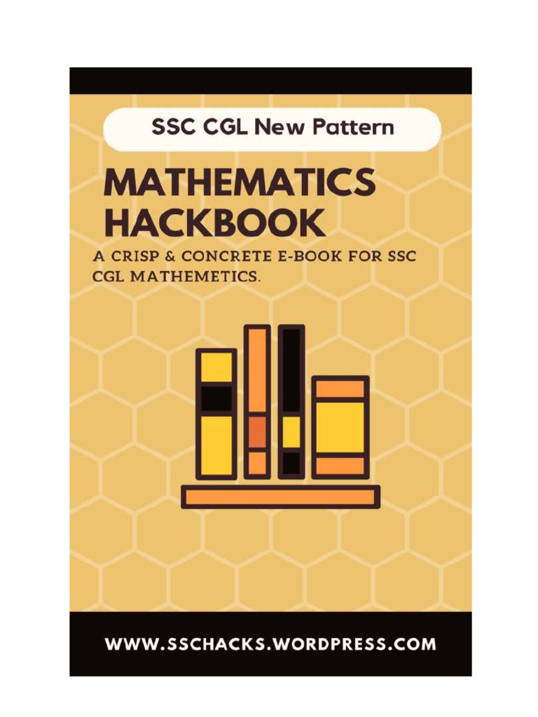 Mathematics Hackbook SSC CGL 1 | PDF | Fraction (Mathematics) | Ratio