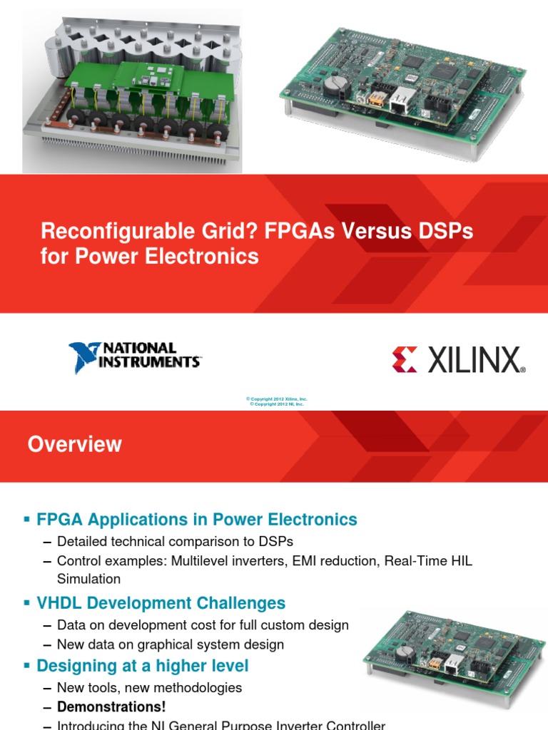 Fpga Vs Dsp For Power Electronics Field Programmable Gate Array Digital Signal Processor