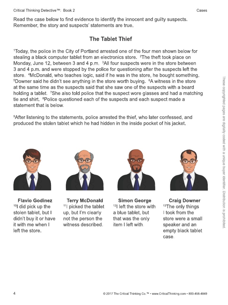 The Tablet Thief | PDF