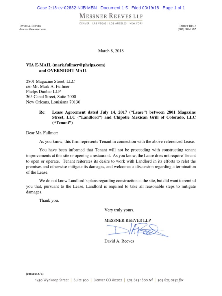 Chipotle Letter | PDF