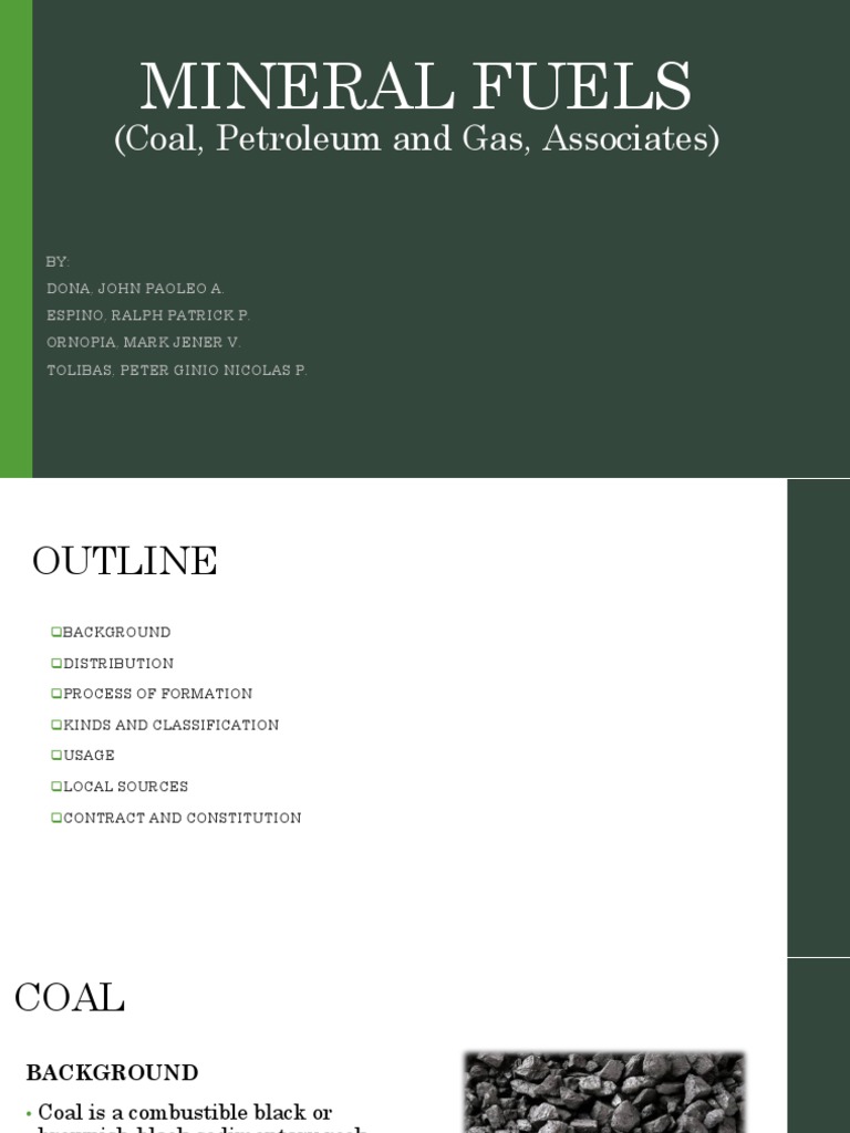 Mineral Fuels | PDF | Natural Gas | Hydrocarbons