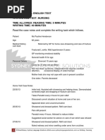 How To Write An Hpi | PDF | Pain | Thorax