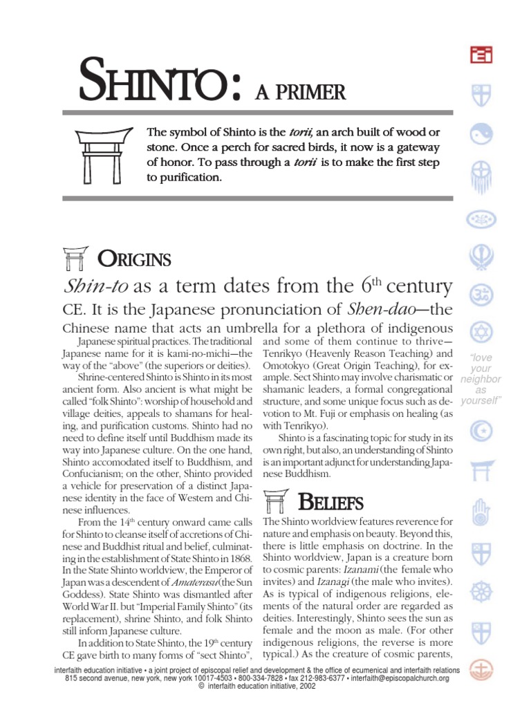 New Shinto Quick Guide | PDF | Shinto | East Asian Religions