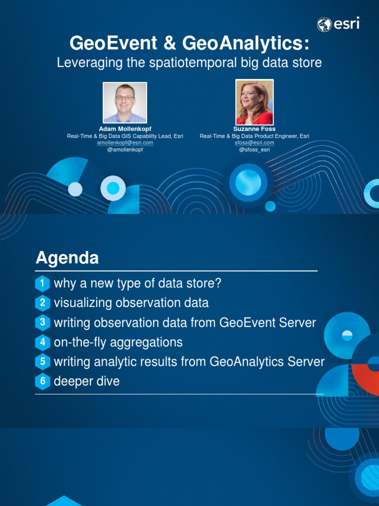 GeoEvent & GeoAnalytics | PDF | Esri | Arc Gis