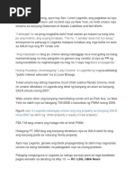 Affidavit of Witness - Tagalog - Sample | PDF